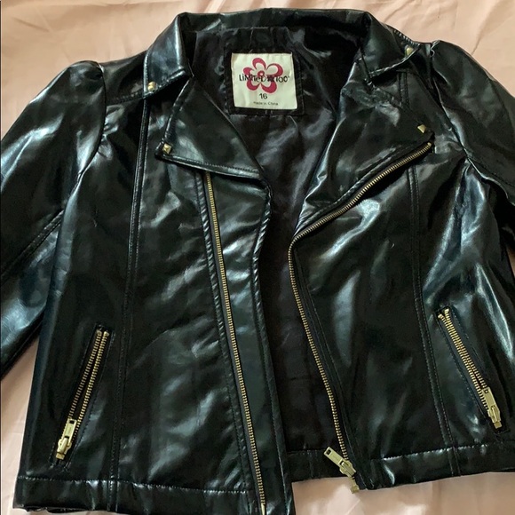 Limited Too | Jackets & Coats | Leather Jacket | Poshmark